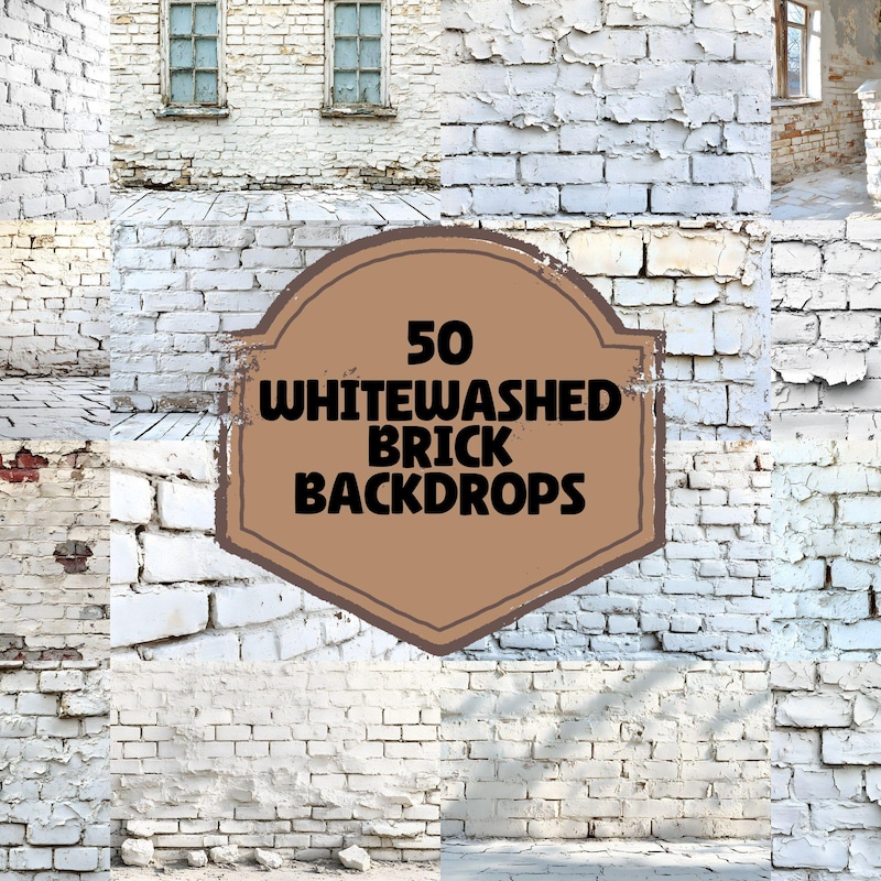 White Brick Backdrop - Etsy