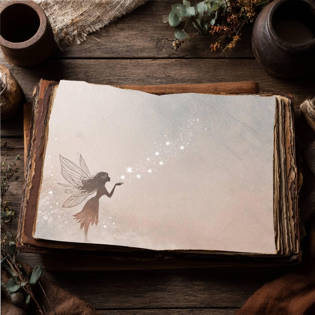 Fairy Tale Journal Paper, Whimsical Stationery (digital Download) - Etsy