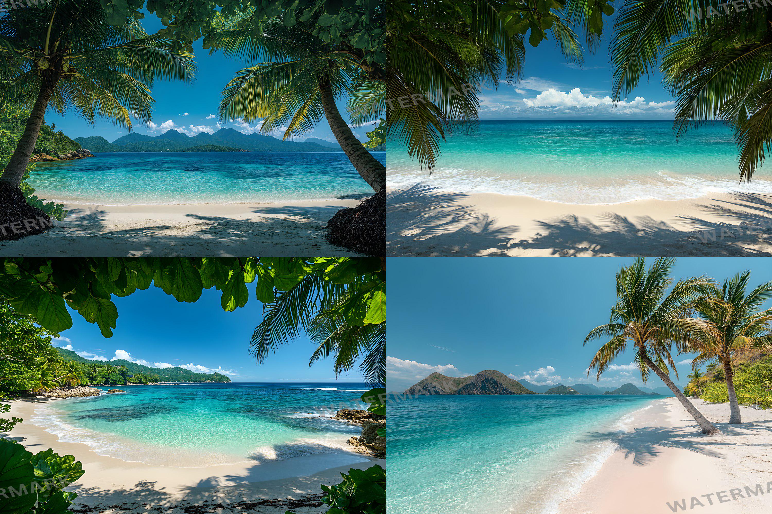 Tropical Beach Paradise Digital Backdrops – 30 Pngs, 6000x4000px - Etsy