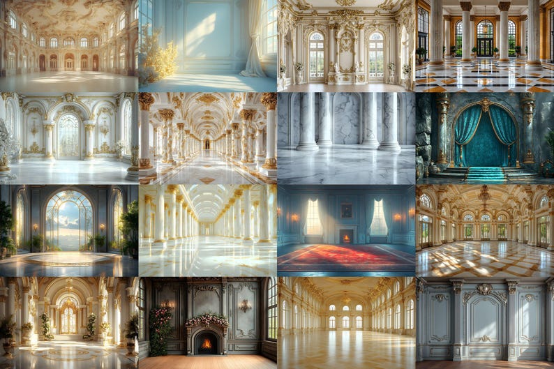 185 Regal Room Photography Backdrops, Photoshop Backgrounds (PNG) - Etsy