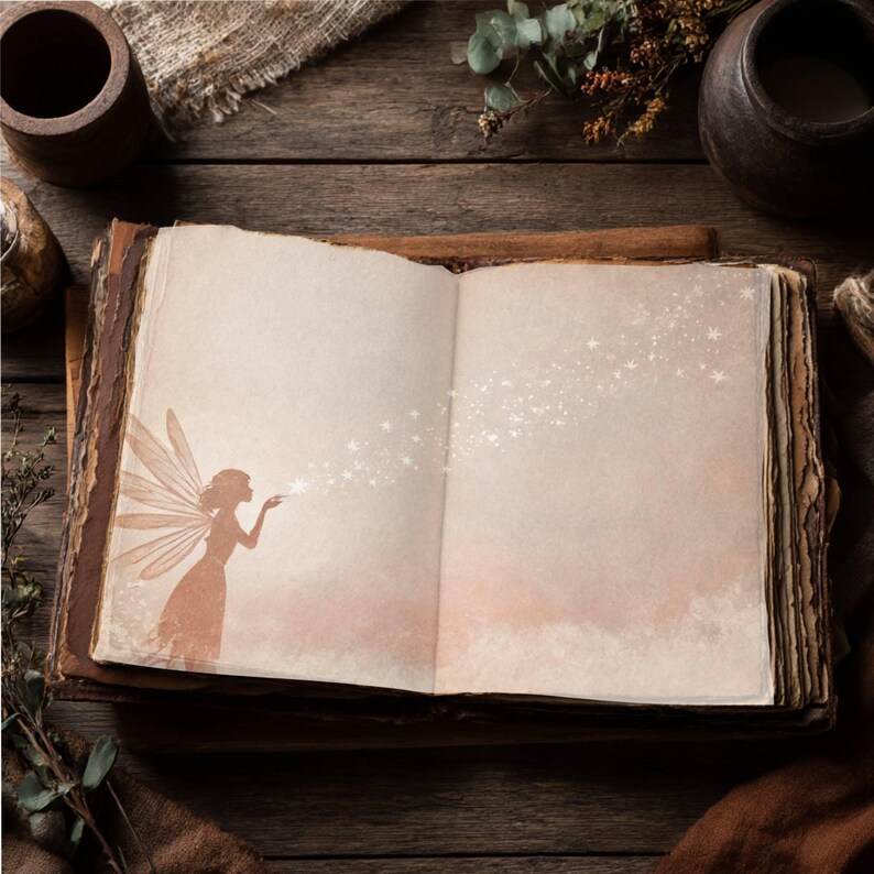 Fairy Tale Journal Paper, Whimsical Stationery (digital Download) - Etsy