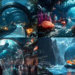 40 Underwater Dome Backdrop - Aquatic Streaming Background, Ocean ...