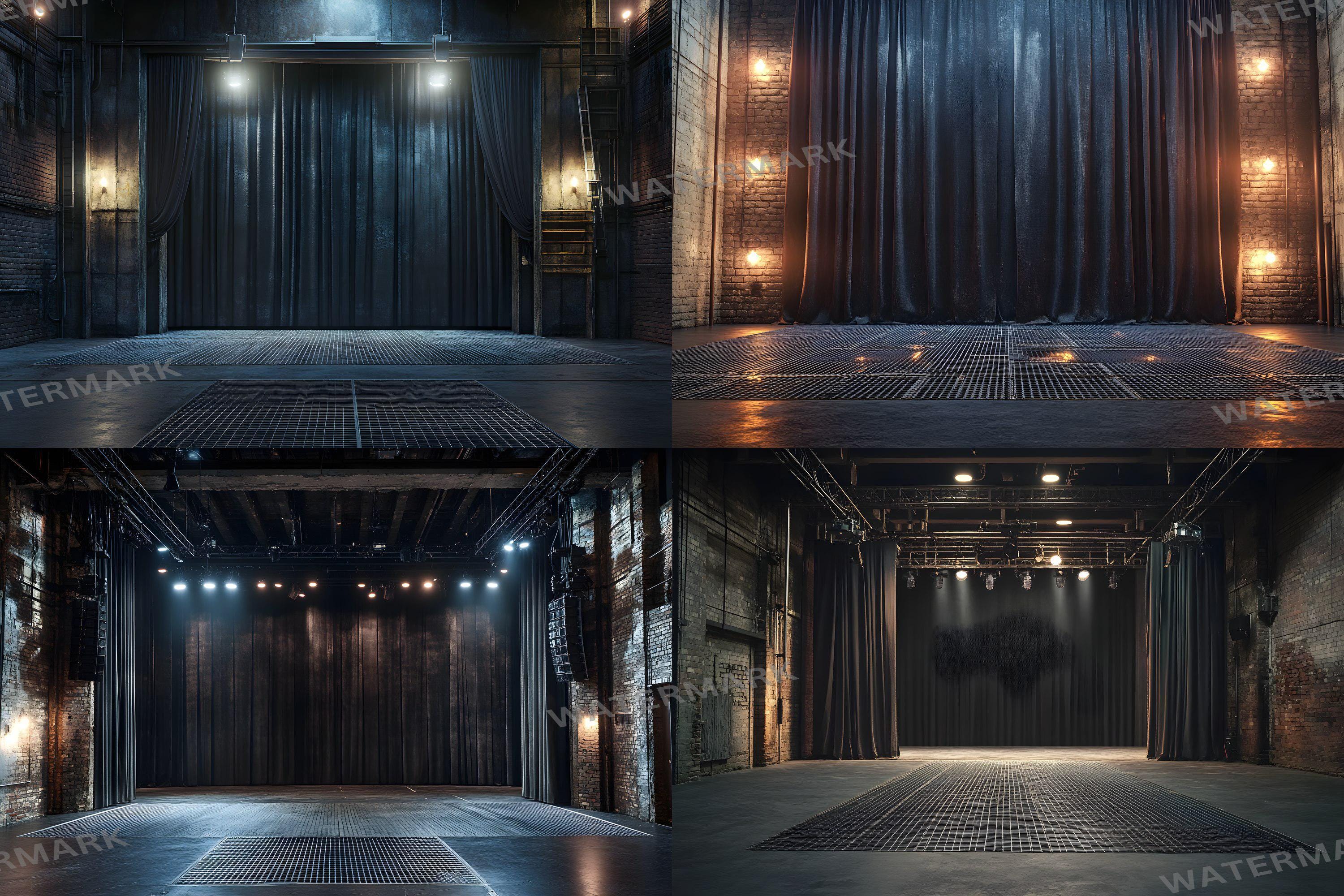 40 Industrial Theatre Backdrops, Urban Rustic Photography (pngs) - Etsy