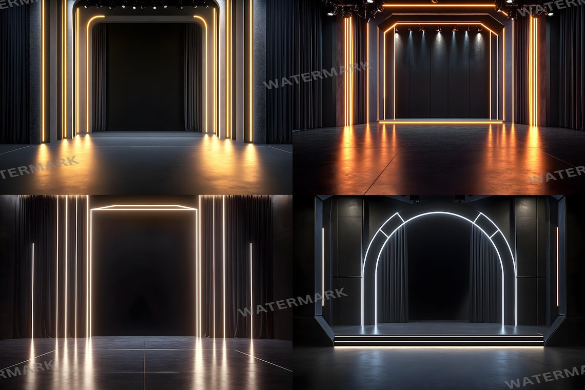 65 Modern Theatre Backdrops for Photography, Digital Designs, Stage ...