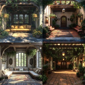 Rustic Manor Digital Backdrops - 9 Studio Portrait Overlays Wallpaper ...