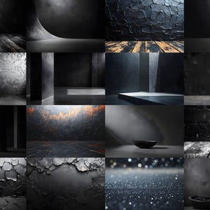 200 Black Texture Backdrops | Elegant Square Photography Background ...