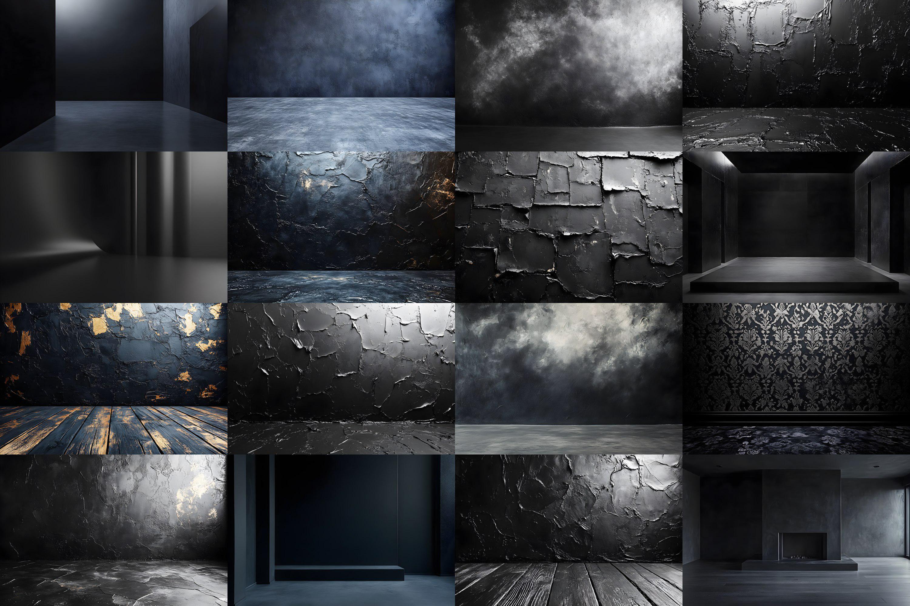 200 Black Texture Backdrops | Elegant Square Photography Background ...