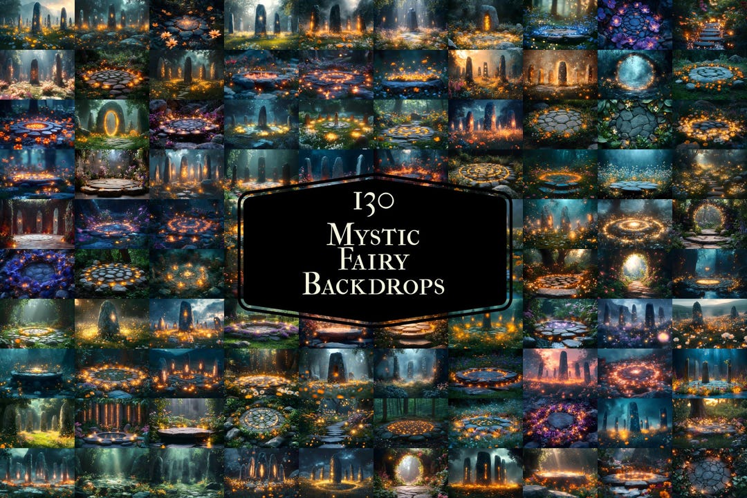 130 Mystic Fairy Backdrops for Photography, Fantasy Themes, Magical ...