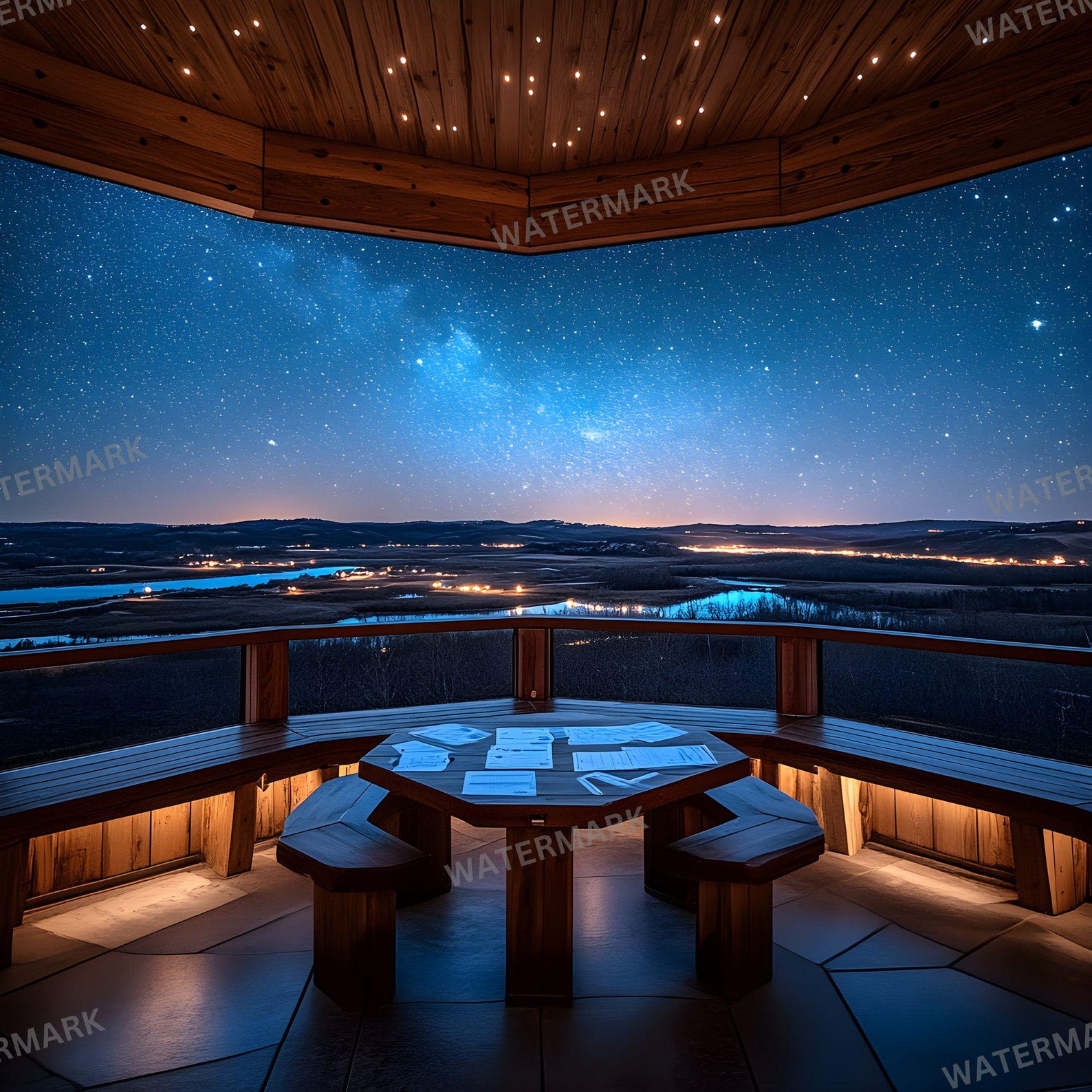 Astronomy Tower Backdrops - Astronomy Classroom - Galaxy Photography ...