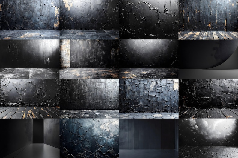 200 Black Texture Backdrops | Elegant Square Photography Background ...