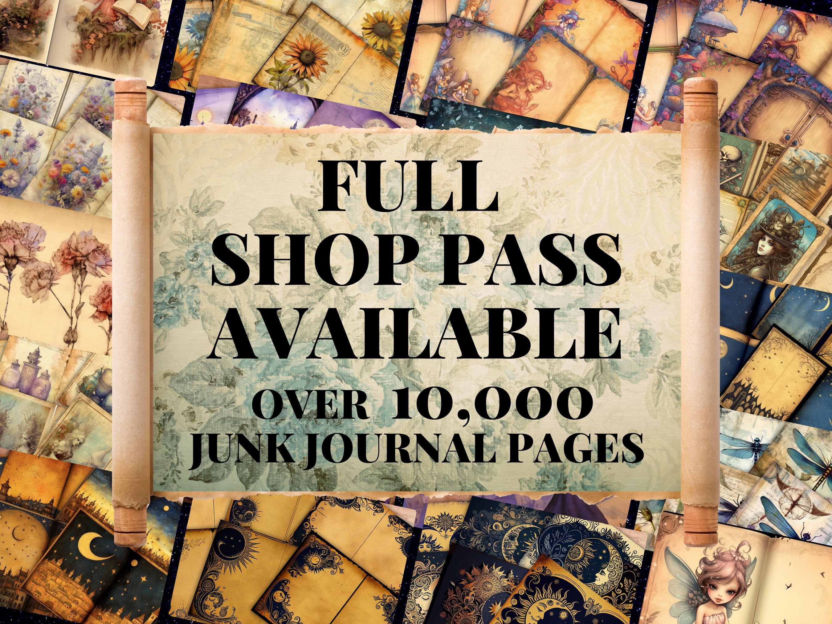 Violet Junk Journal Pages 12 Violet Double Daisy Pages Digital Download ...