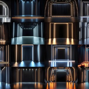 65 Modern Theatre Backdrops for Photography, Digital Designs, Stage ...