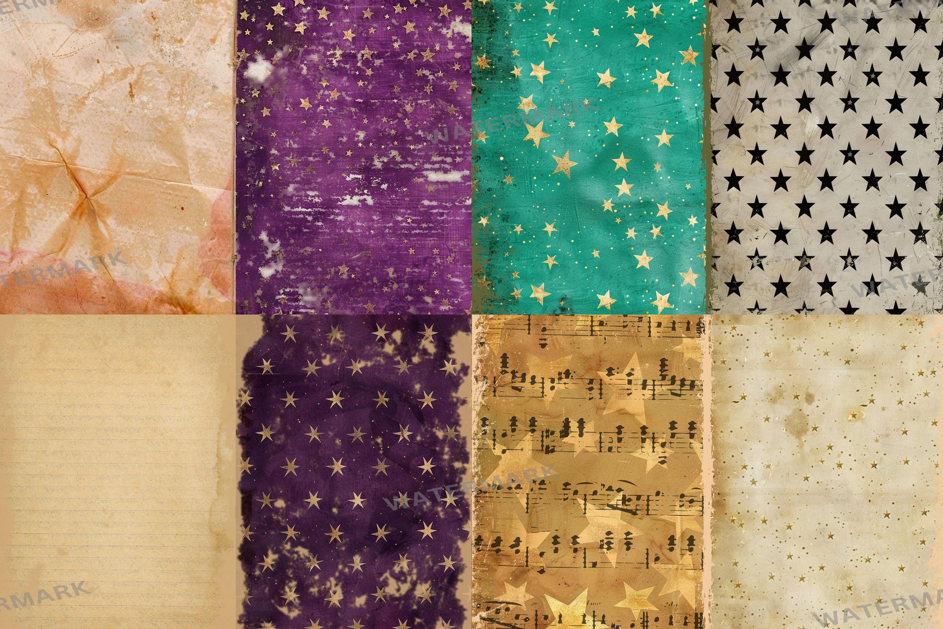 Celestial Dreamscape Junk Journal Pages – Starry Night Sky Printables ...