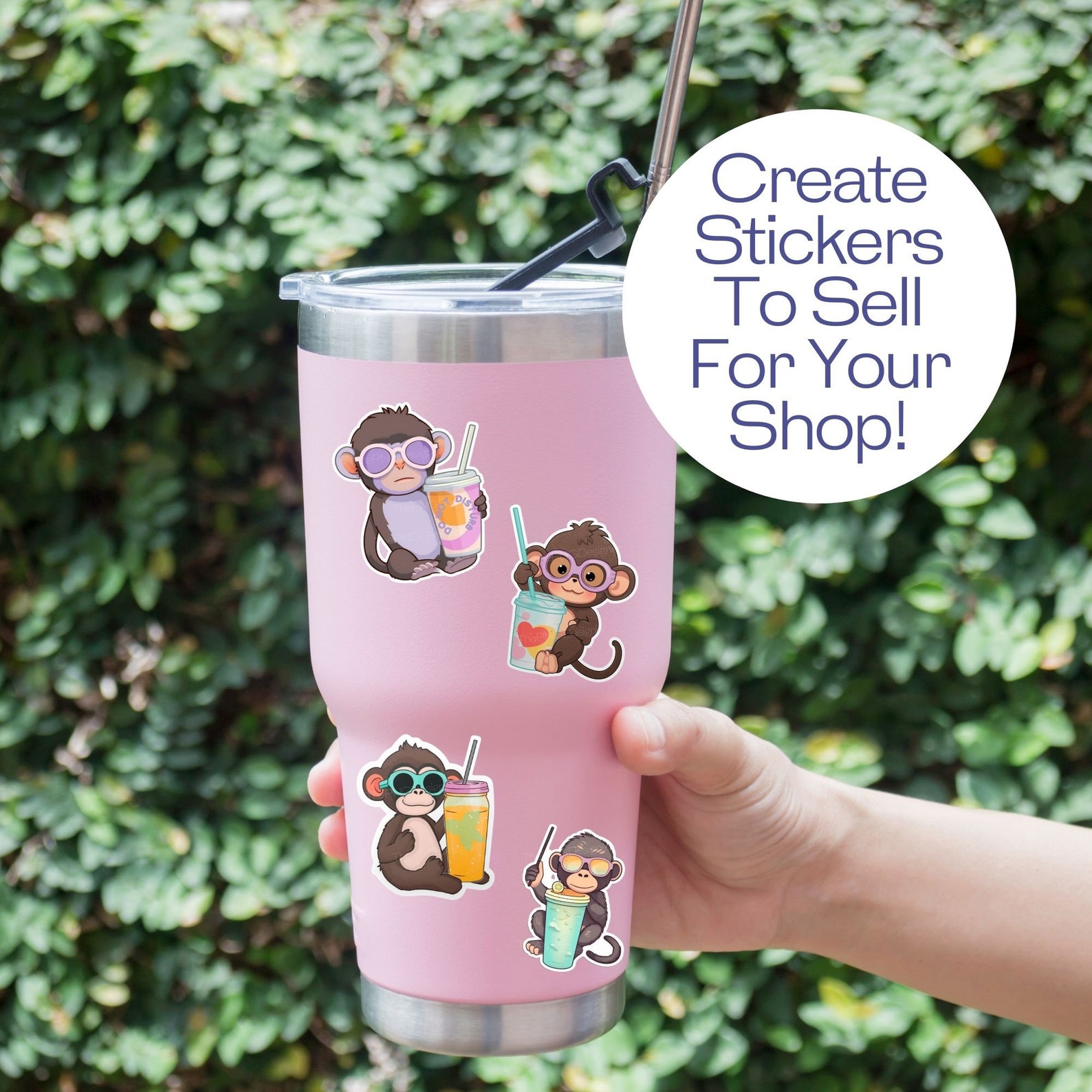 Monkey SVG, Monkey PNG, Graphics Bundle, Monkey Clipart, Monkey Icon ...