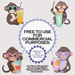 Monkey SVG, Monkey PNG, Graphics Bundle, Monkey Clipart, Monkey Icon ...