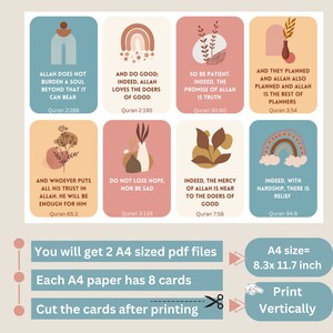 Quran Verse Card, Islamic Reminder, Affirmation Card, Printable Card ...