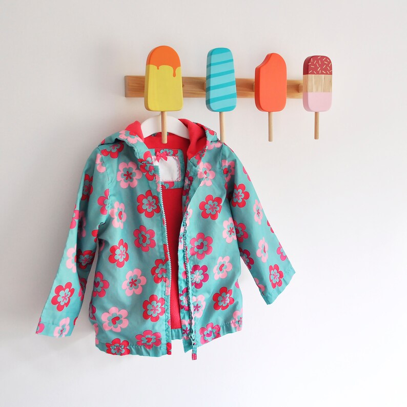 Children's Hooks Ice Cream Kids Hooks Clothes Hanger - Etsy