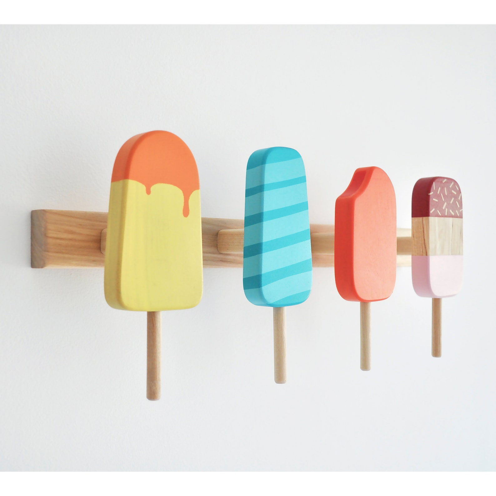 Children's Hooks Ice Cream Kids Hooks Clothes Hanger - Etsy