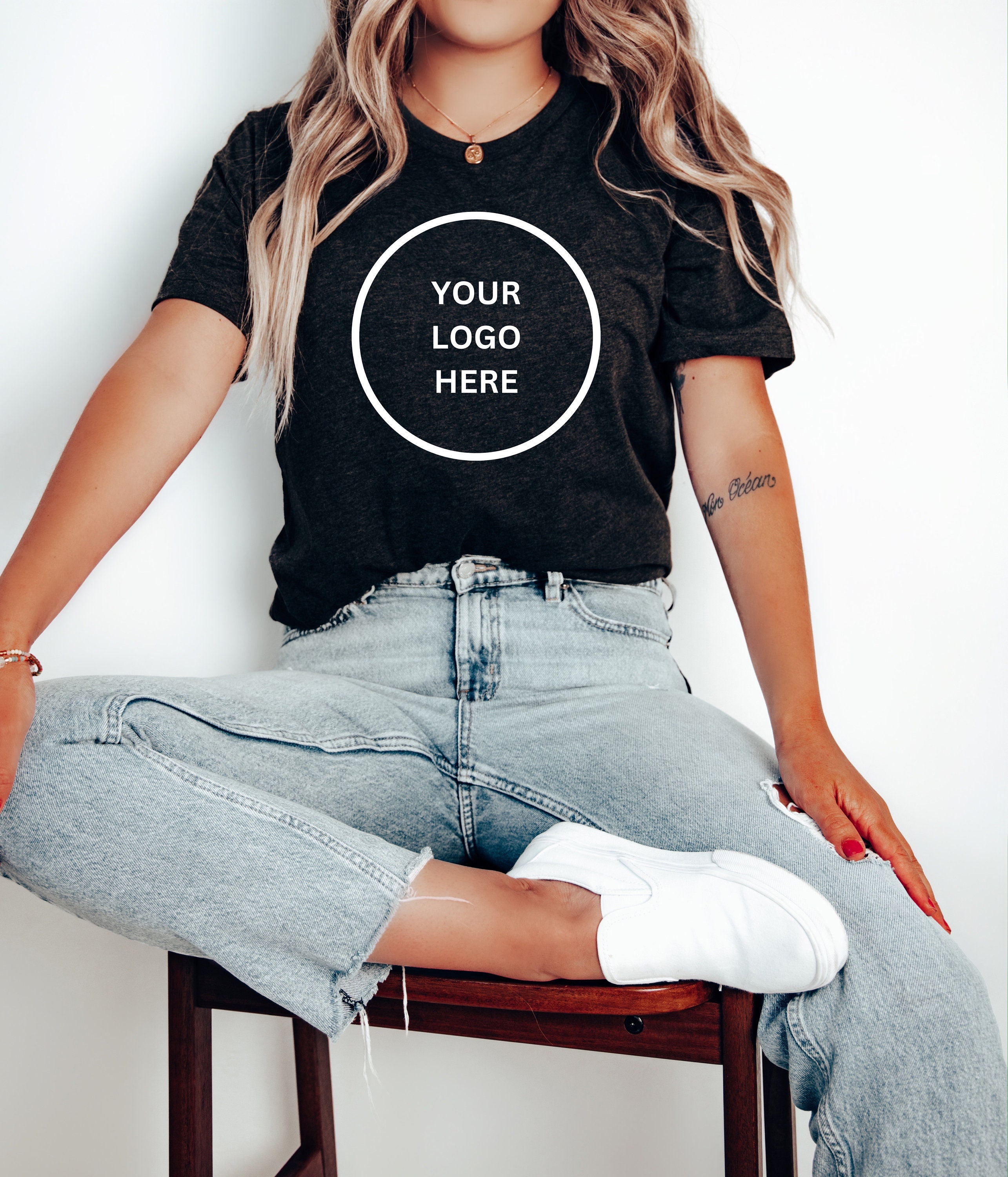 Custom Business Logo Tee, Company Logo T-shirt, Custom Logo T-shirt ...