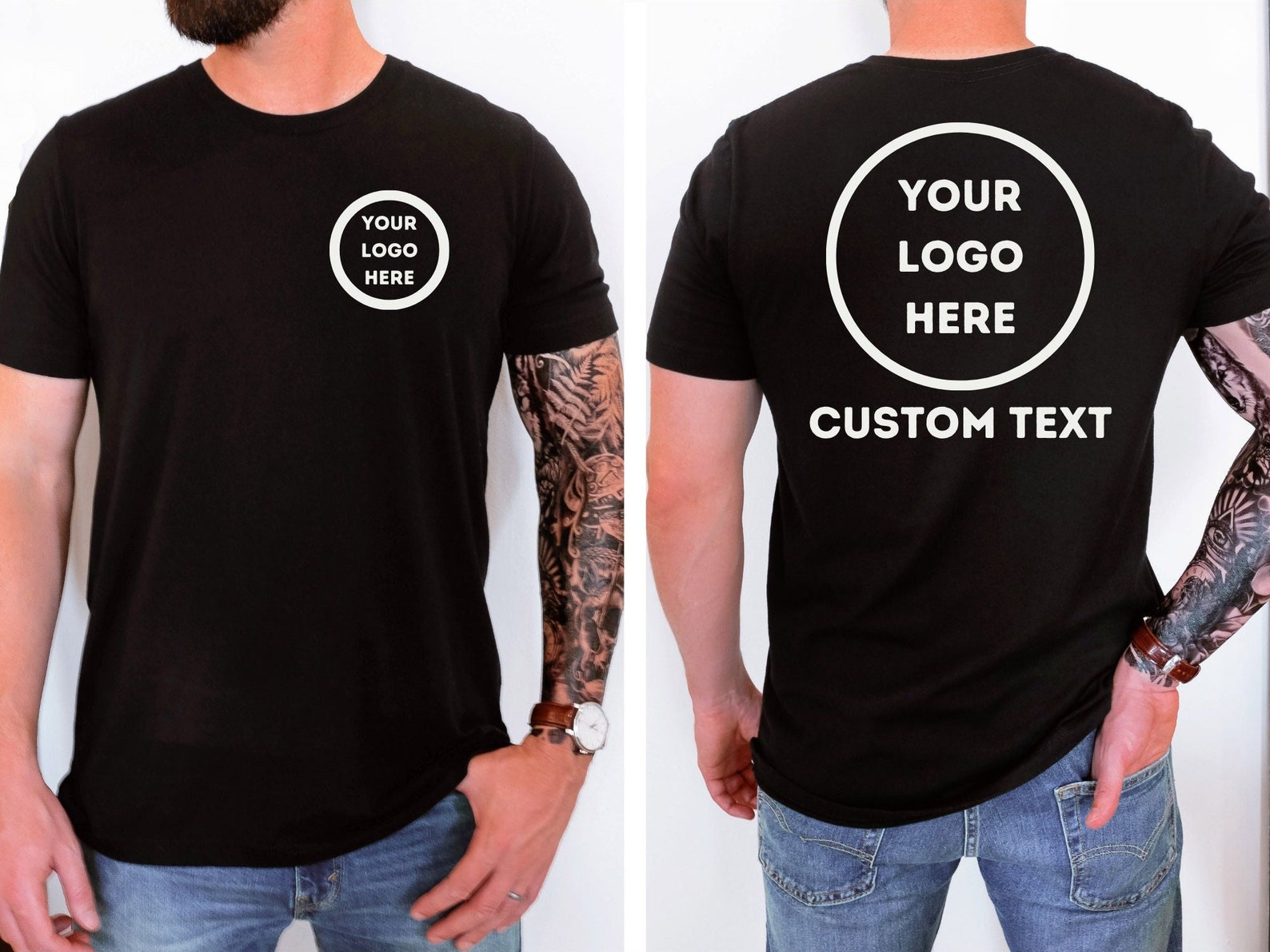 Custom Logo Shirt, Personalized Logo Tee, Custom Company Logo Shirt ...