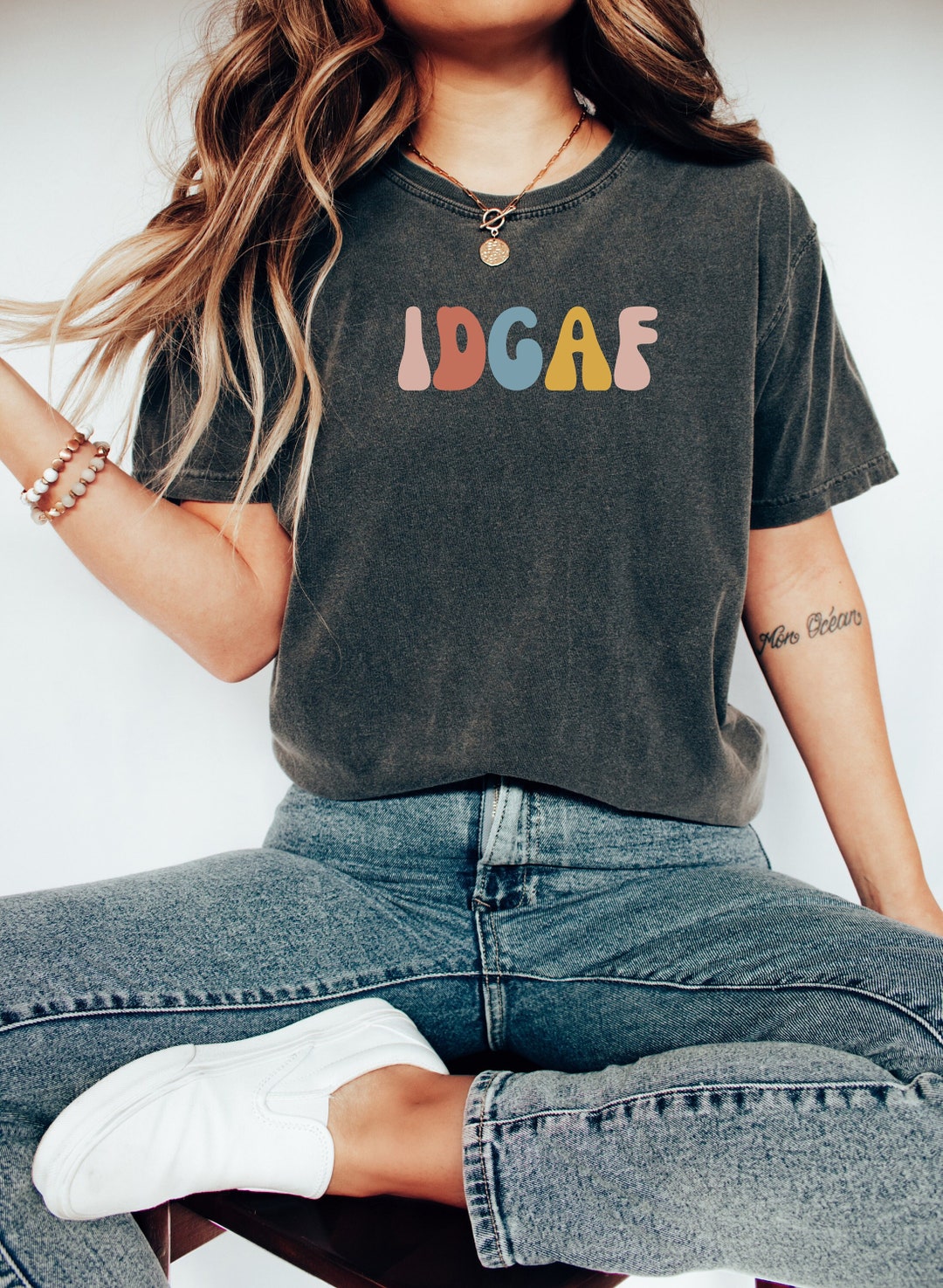 IDGAF Shirt, Idk Idc Idgaf Shirt, Don't Know Don't Care Shirt, Idgaf ...