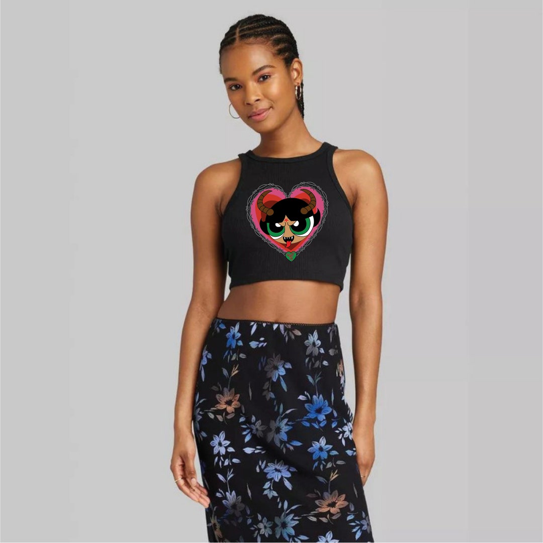 Evil Powerpuff Girls Y2K Crop Top: Spooky Cartoon Tank - Etsy
