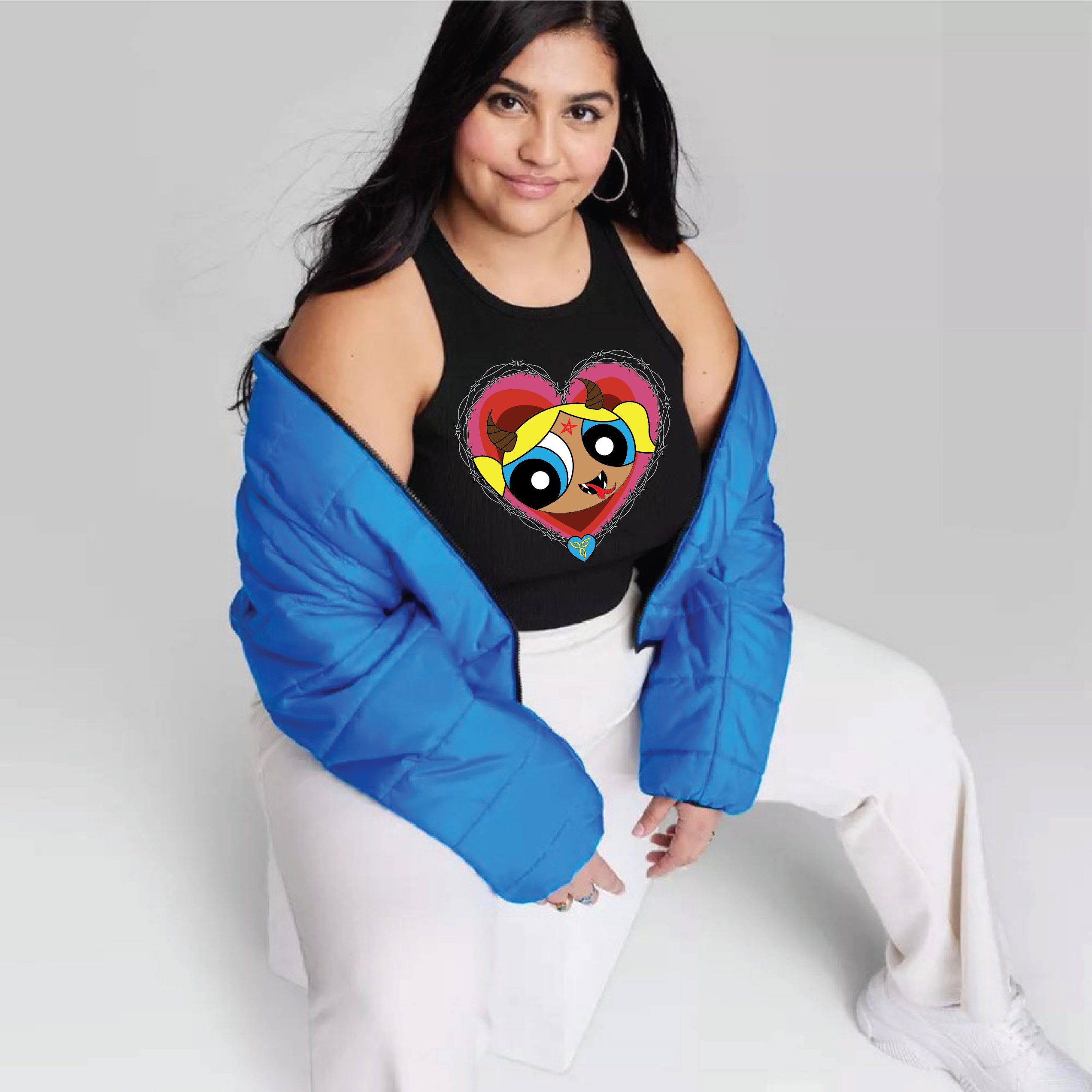 Evil Powerpuff Girls Y2K Crop Top: Spooky Cartoon Tank - Etsy