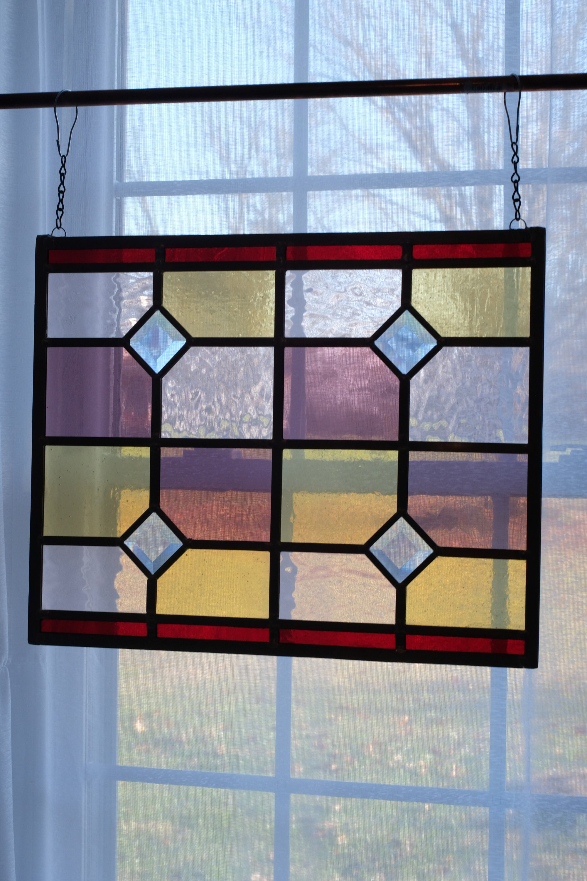 Traditional Edwardian Stained Glass Window - Etsy