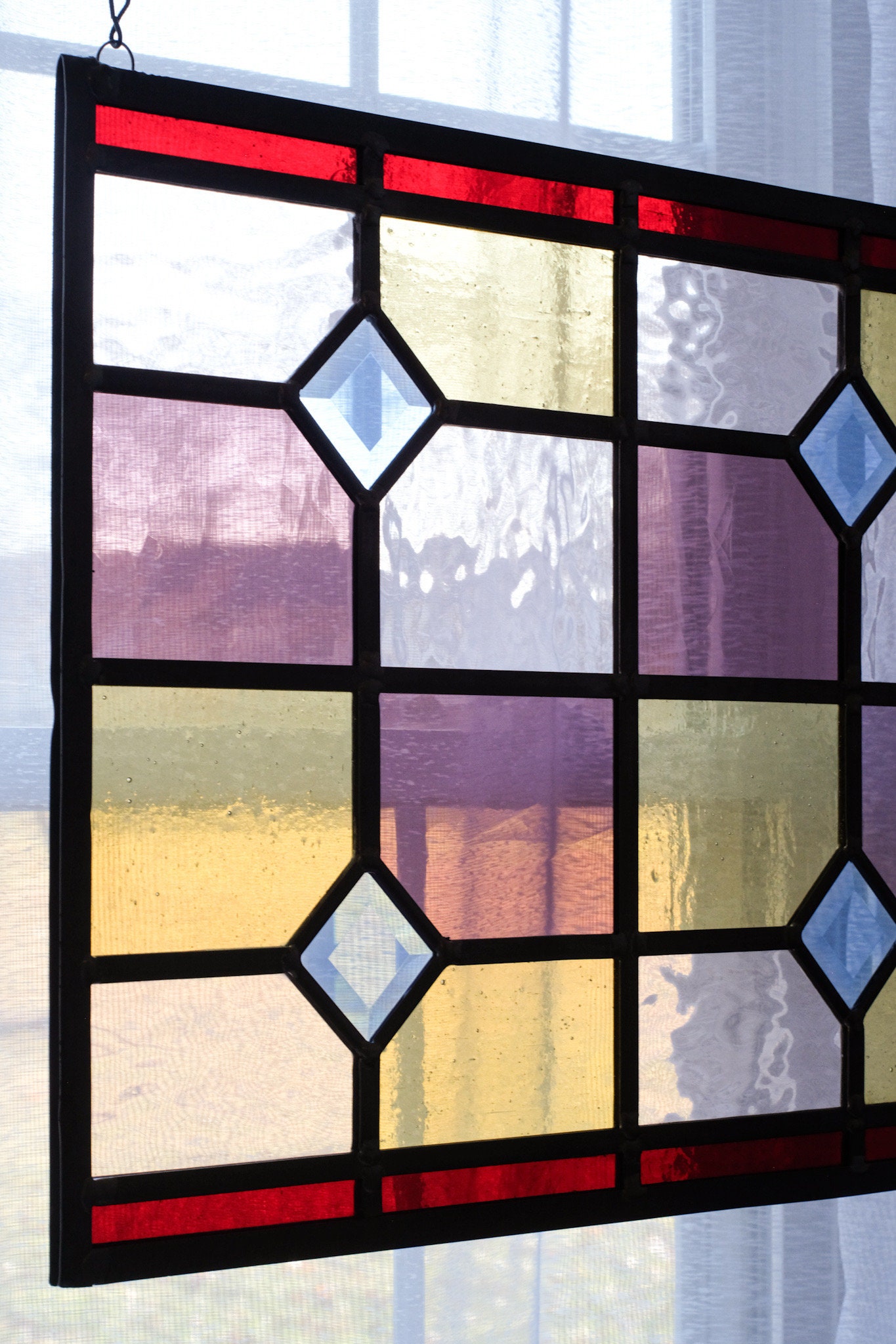 Traditional Edwardian Stained Glass Window - Etsy