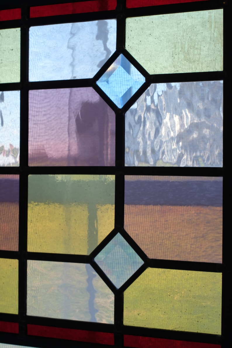 Traditional Edwardian Stained Glass Window - Etsy