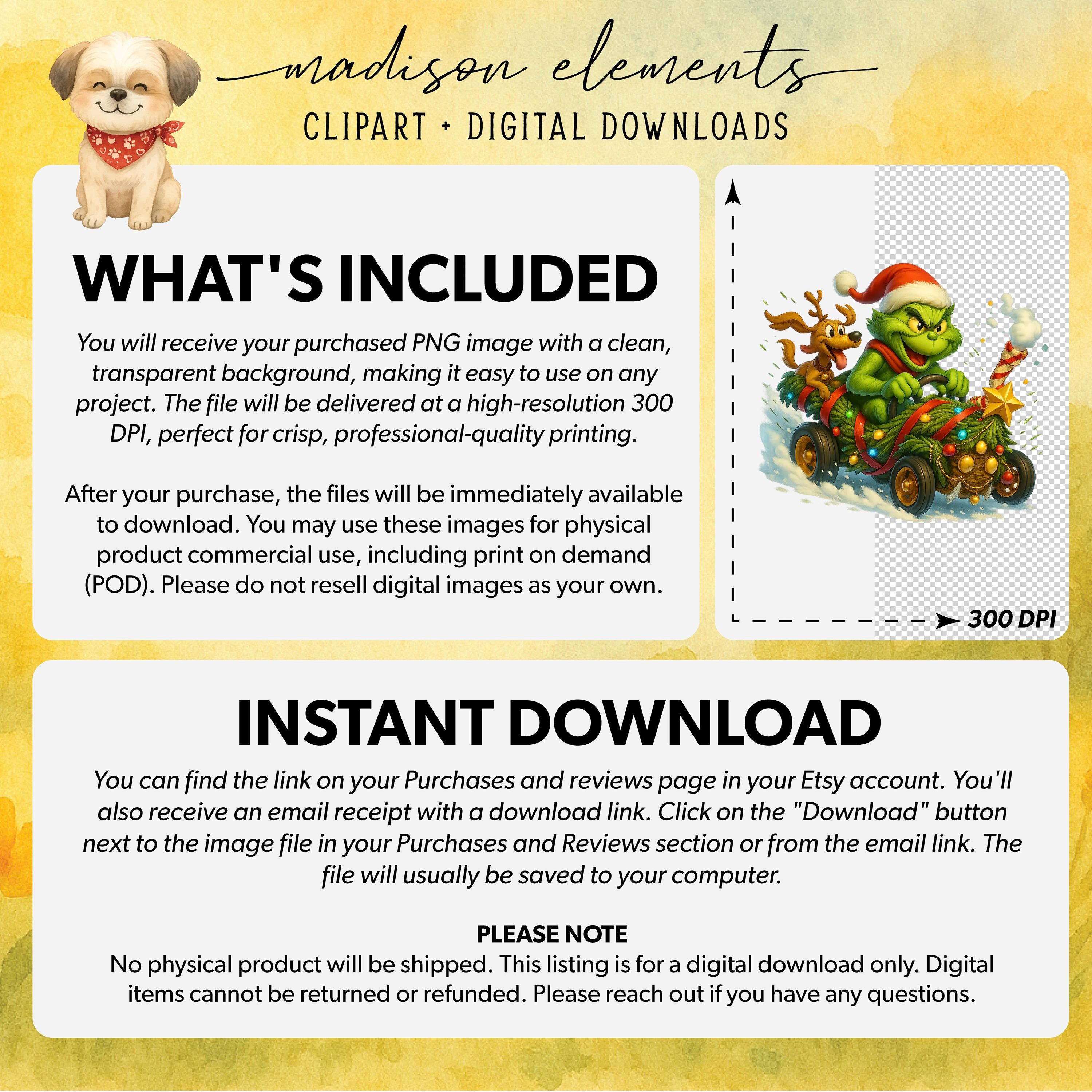 Green Christmas Monster Png, Festive Curmudgeon Digital Download ...
