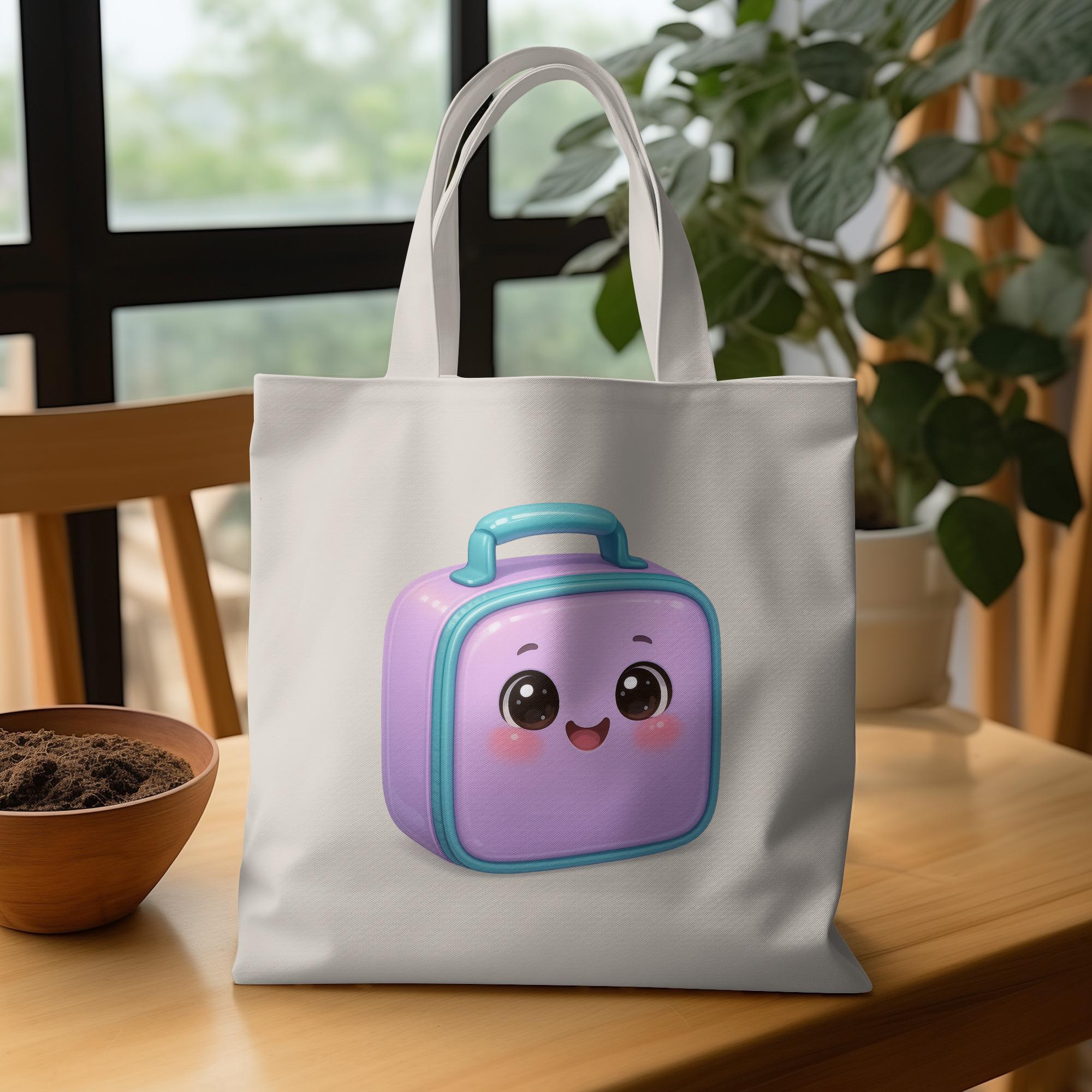Cute Lunchbox Digital PNG Download, Kawaii Food Container Digital ...