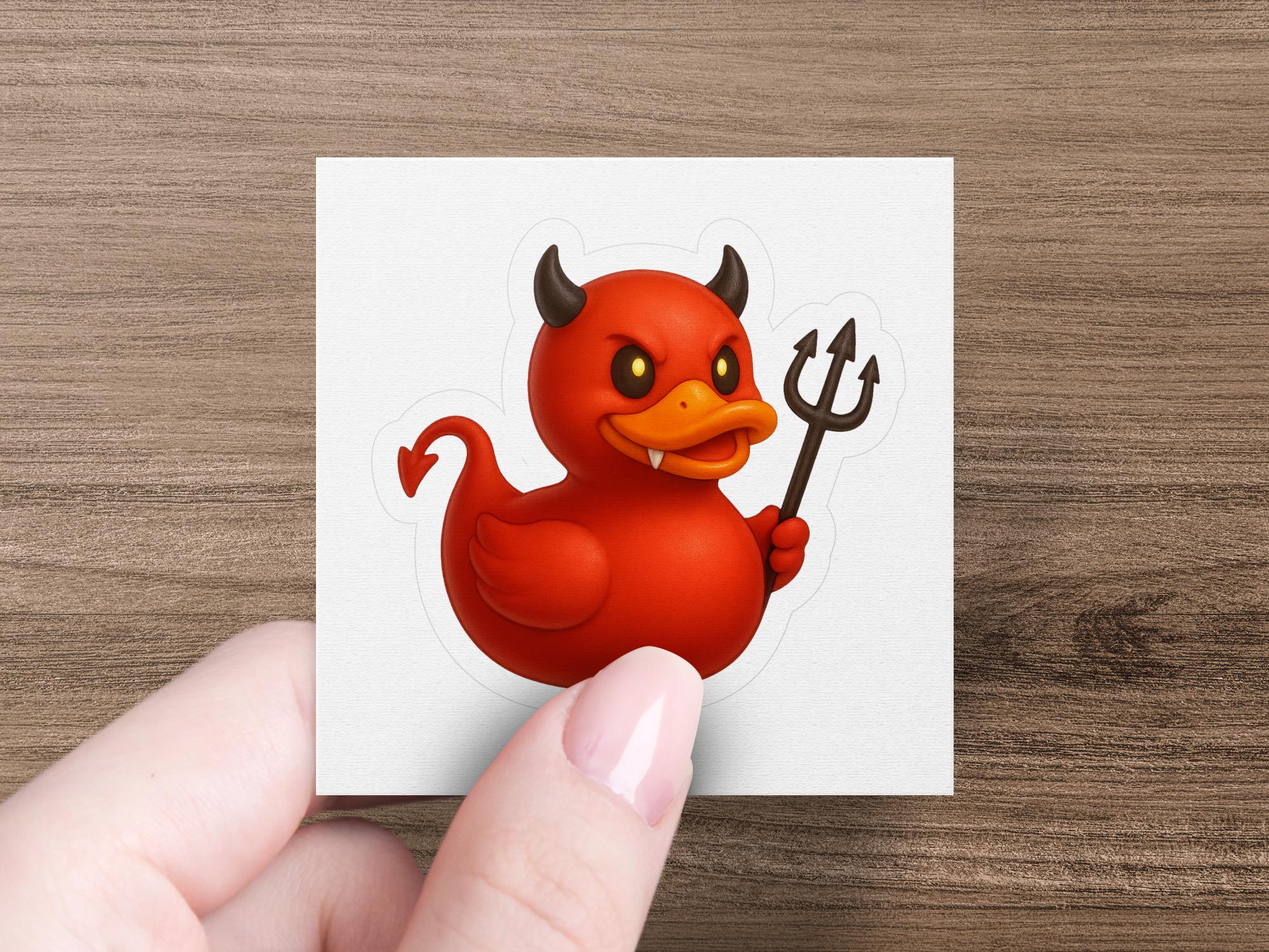 Devil Rubber Duck PNG, Red Rubber Ducky Digital Download, Halloween ...