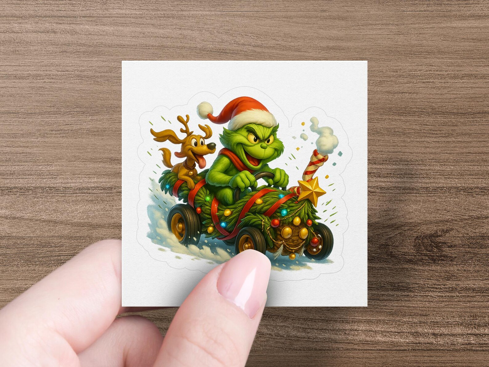 Green Christmas Monster Png, Festive Curmudgeon Digital Download ...