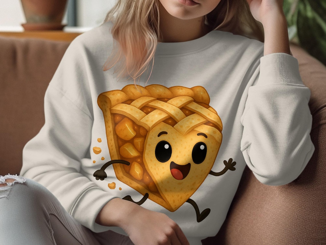Digital Apple Pie PNG, Dessert Digital Download Clipart, Cute Pie ...
