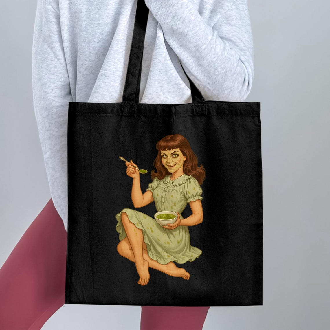 Possessed Girl Digital, Pea Soup Vomit, Zombie Sublimation Design ...