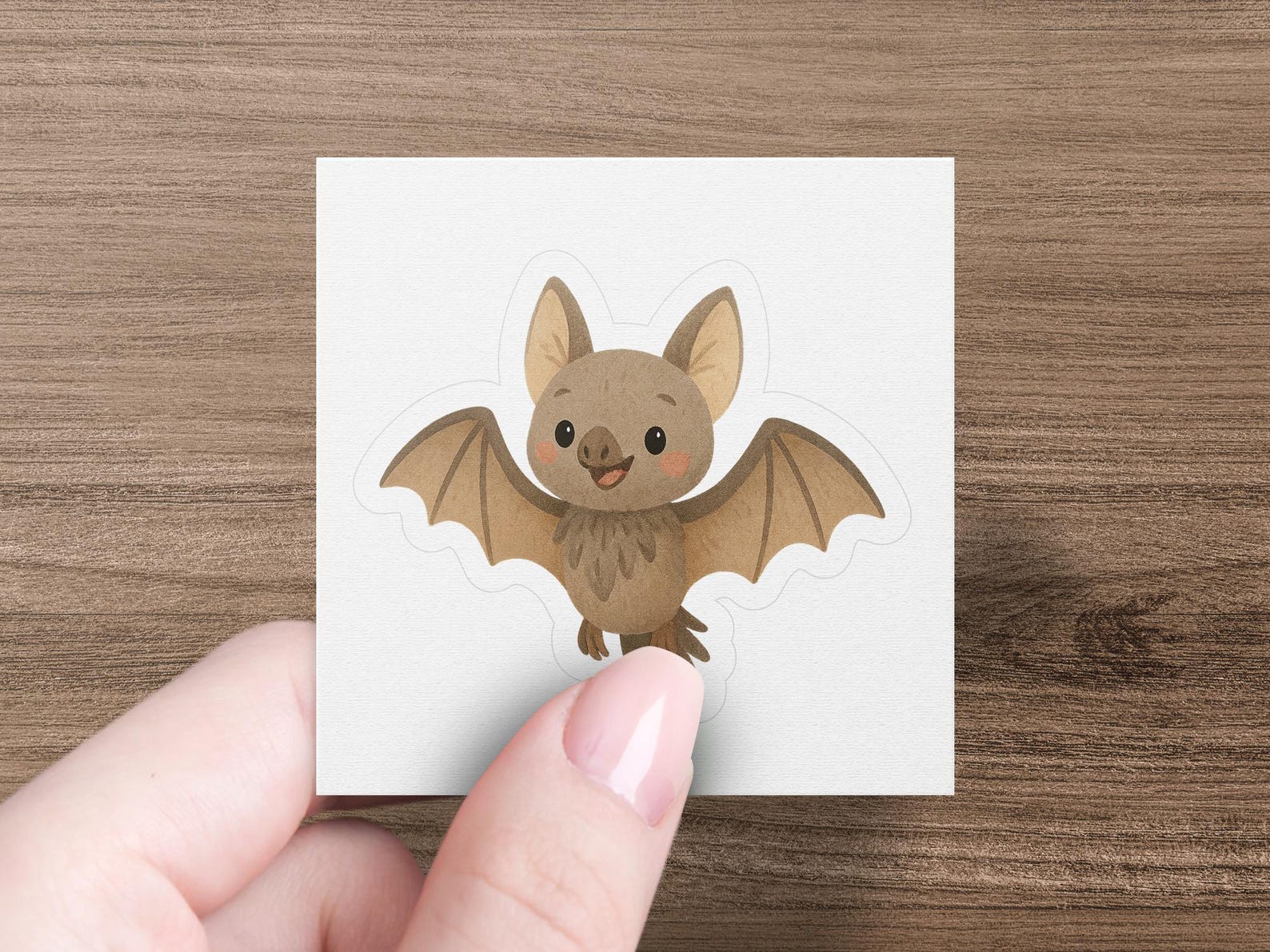 Cute Ahool Cryptid Digital Download, Smiling Bat PNG, Cartoon Bat ...