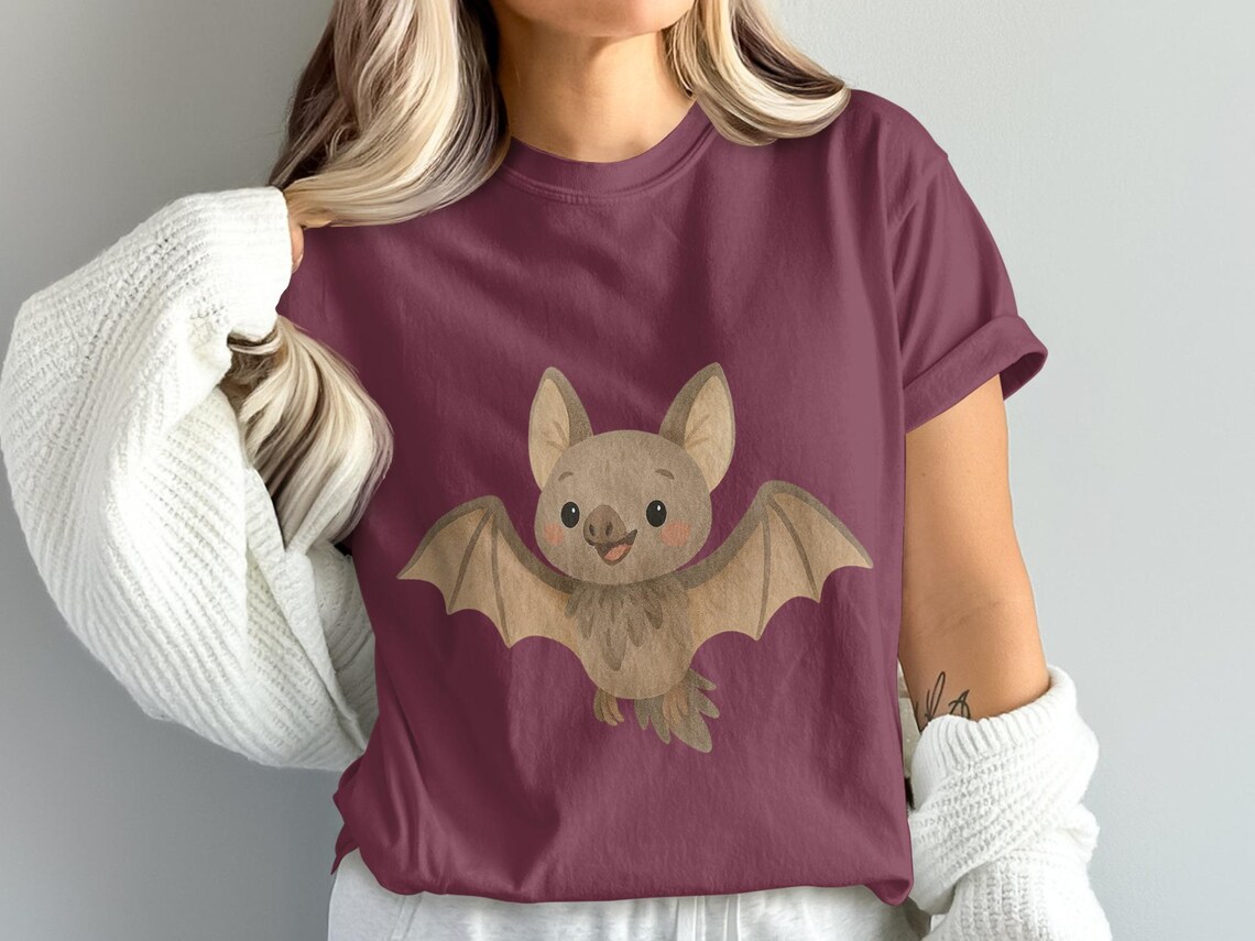 Cute Ahool Cryptid Digital Download, Smiling Bat PNG, Cartoon Bat ...