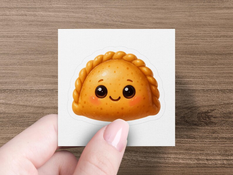 Cute Empanada Digital PNG Image, Kawaii Food Art Download, Funny ...
