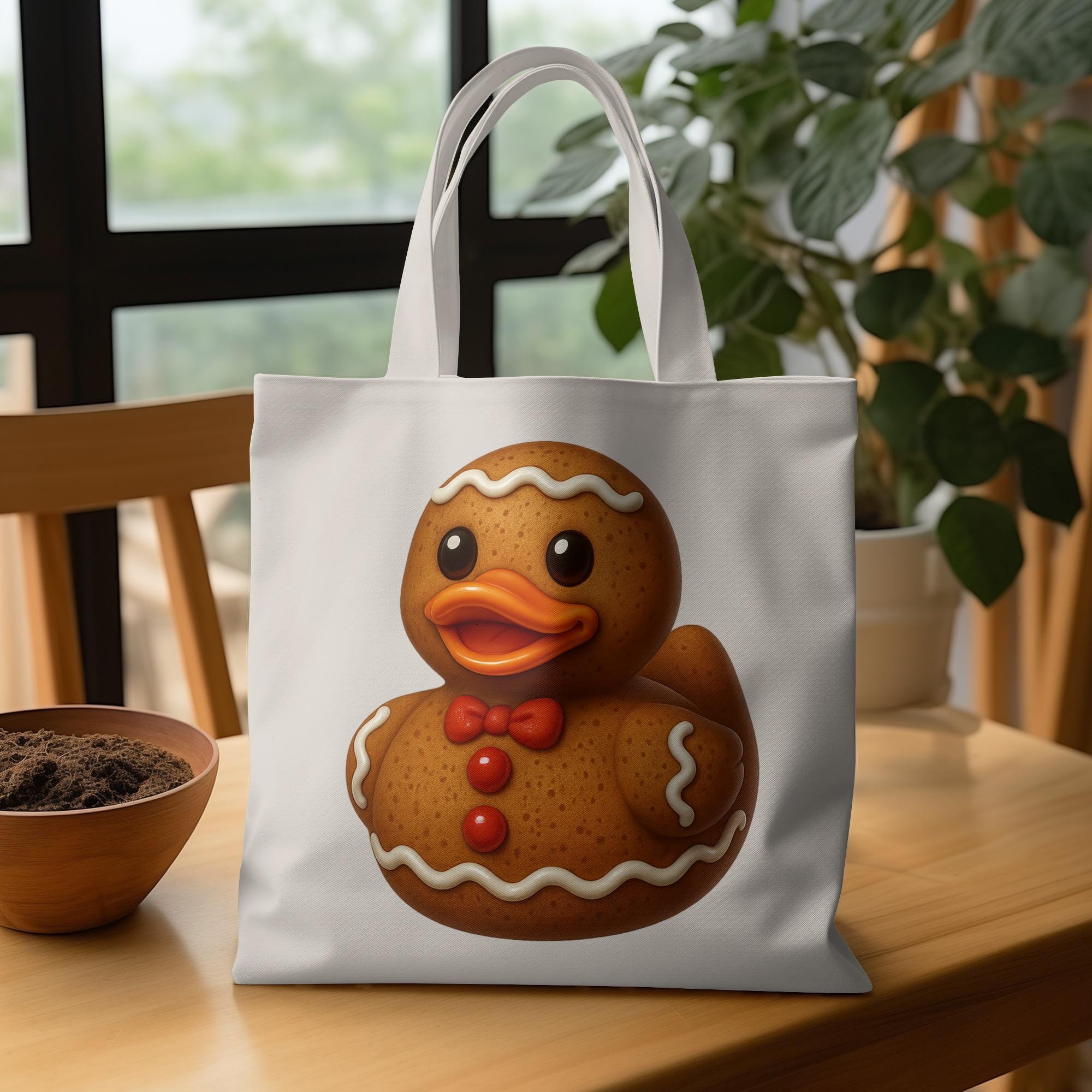 Gingerbread Rubber Duck PNG Digital, Holiday Art, Christmas Decor, Cute ...