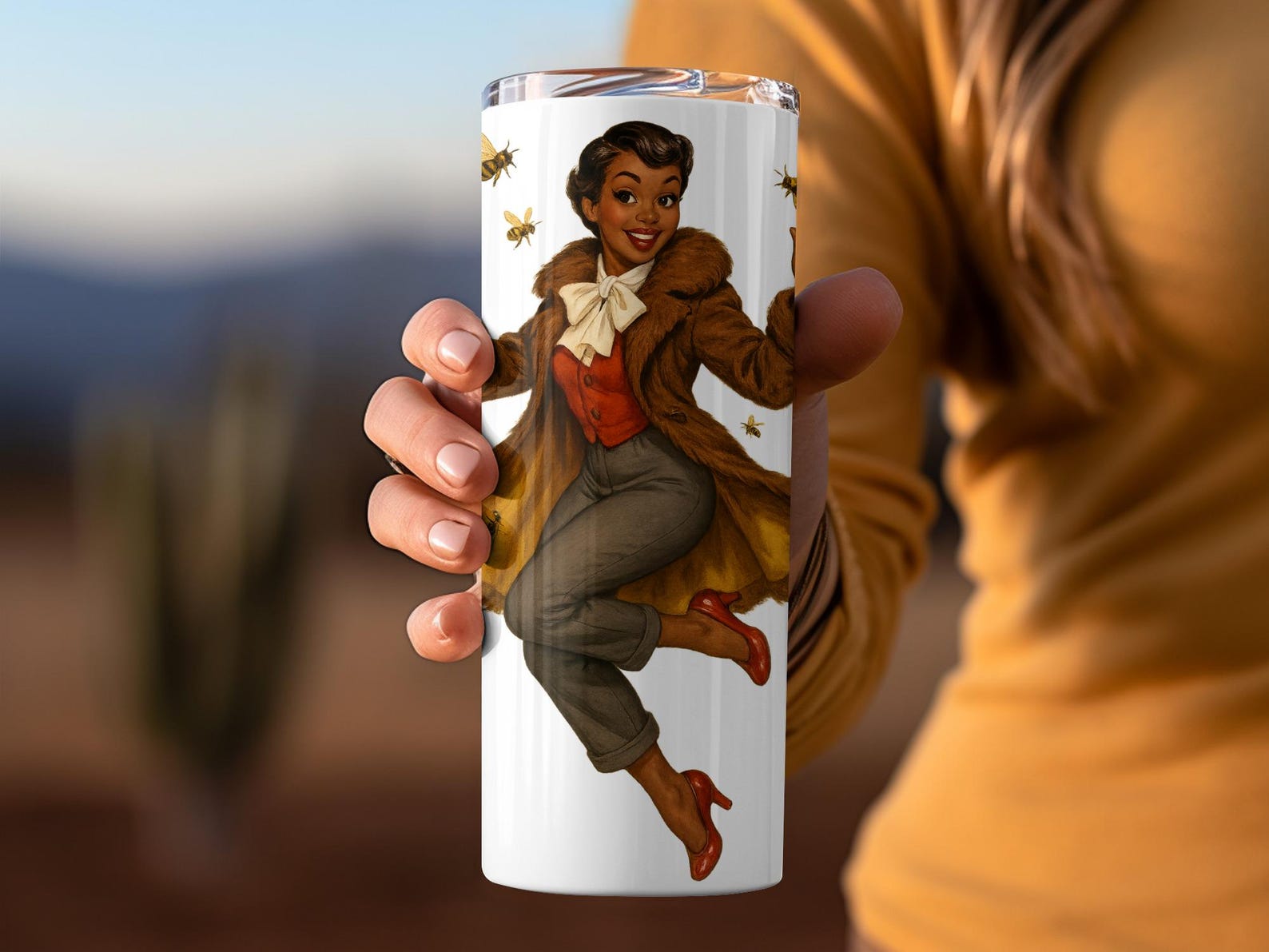 Girl With Hook PNG, Haunted Honey Digital Download, Bee Themed Horror ...