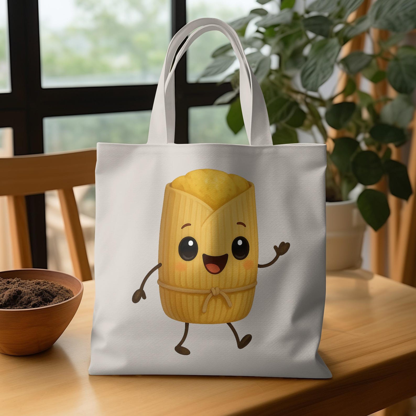Tamale Digital PNG, Cute Food Illustration, Cartoon Tamale Art, Mexican ...