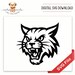 Big Cat Mascot SVG Digital Download, Wildcats SVG Vector Graphic, Team ...