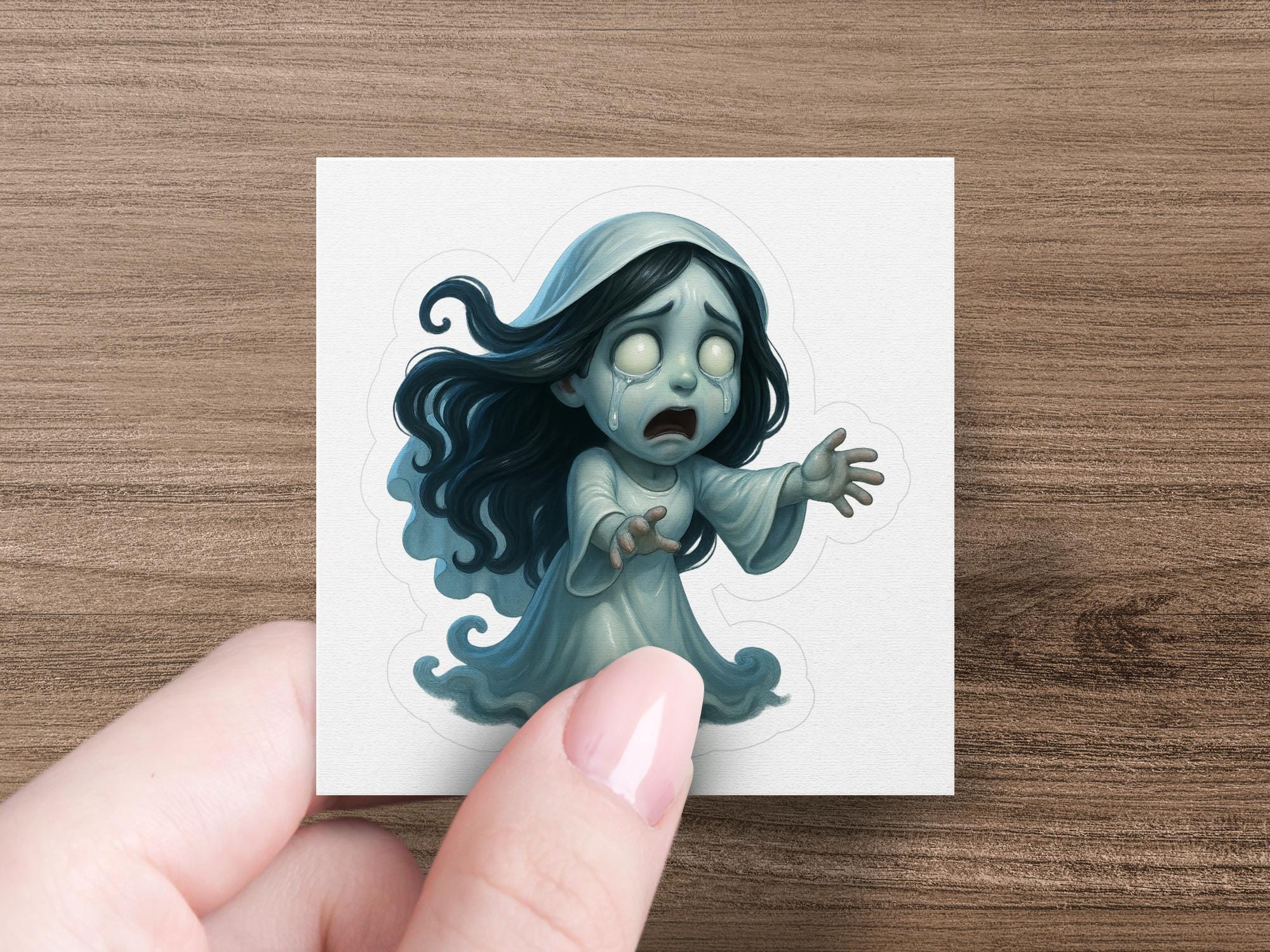 La Llorona Digital PNG Download, Weeping Woman Ghost Clipart, Folklore ...