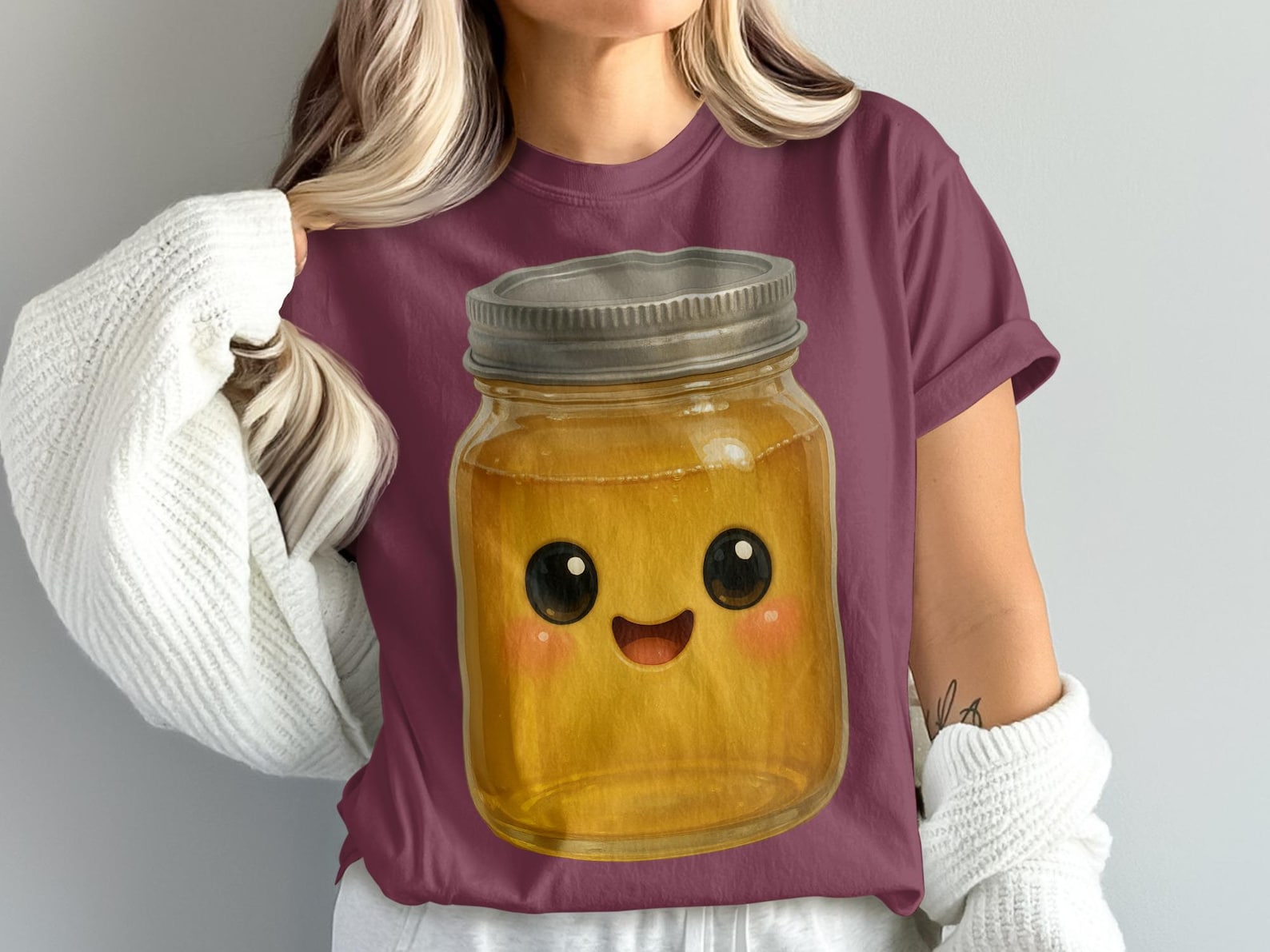 Kawaii Moonshine Jar Digital PNG Download, Cute Smiling Jar Graphic ...