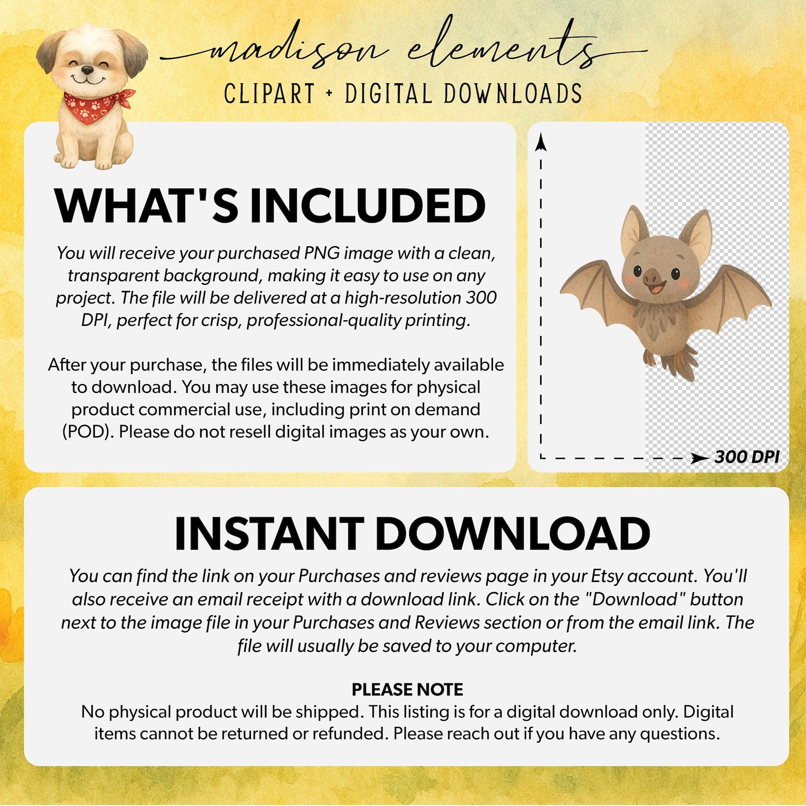 Cute Ahool Cryptid Digital Download, Smiling Bat PNG, Cartoon Bat ...