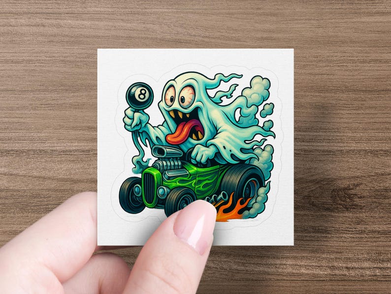 Ghost Racer PNG Digital, Wacky Racing Digital Art, Halloween Derby Car ...