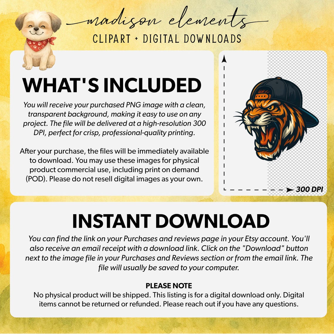 Roaring Tiger Mascot Digital PNG Download, Angry Tiger With Backwards ...