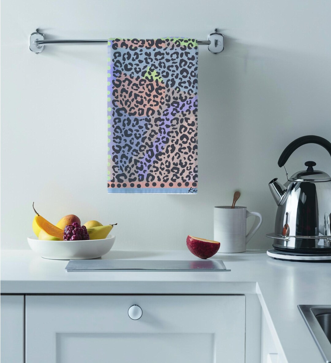 Chef Tea Towel - Unique Leopard Print Kitchen Decor & Gift for Cooks ...