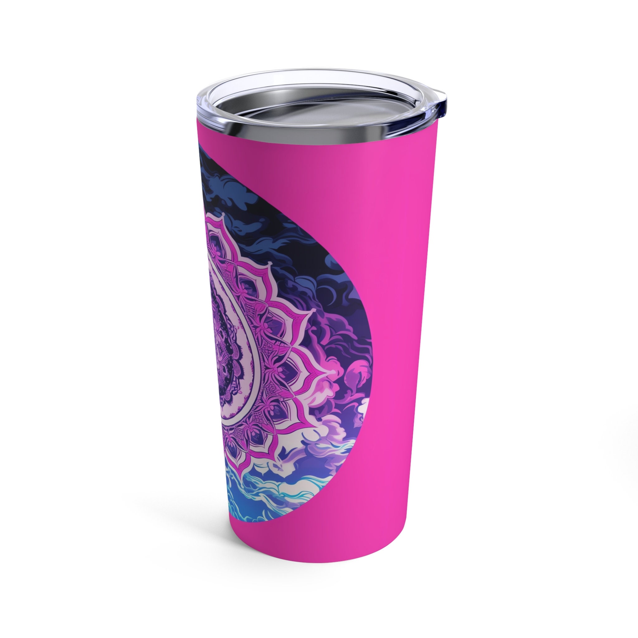 Tumbler Wrap Design vaporwave Safari Mirage Mandala Sublimation PNG ...